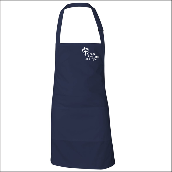 Full Apron with Embroidered Logo – Freshhotshirts