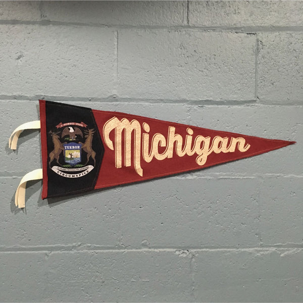 Michigan Pennant Flag – Freshhotshirts